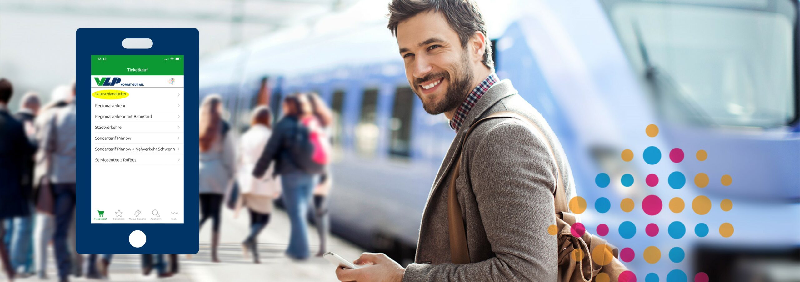 Deutschlandticket bei der VLP - Verkehrsgesellschaft Ludwigslust-Parchim mbH